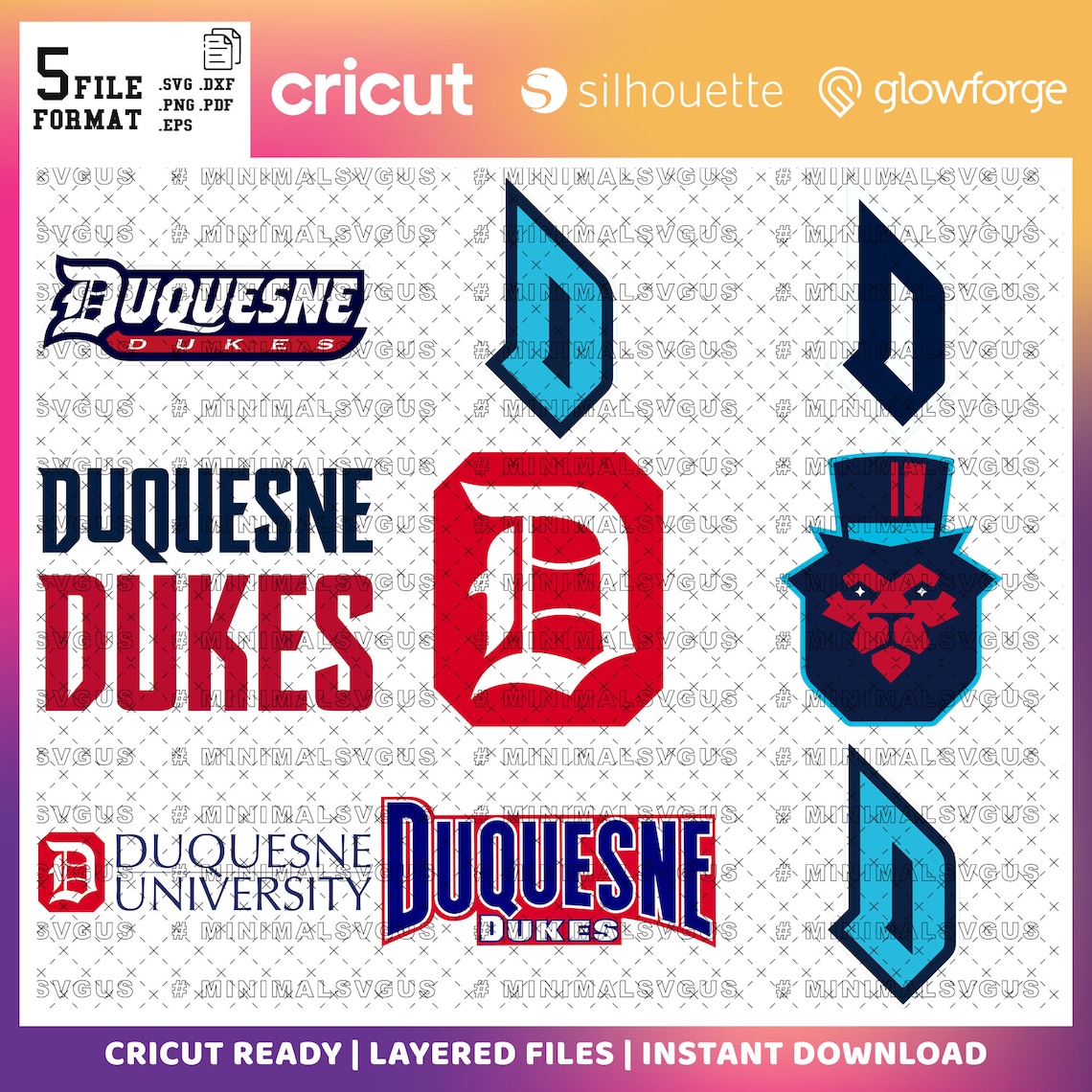 Custom Order 08 - Dukes SVG, Football Team, Basketball, College Mascot ...