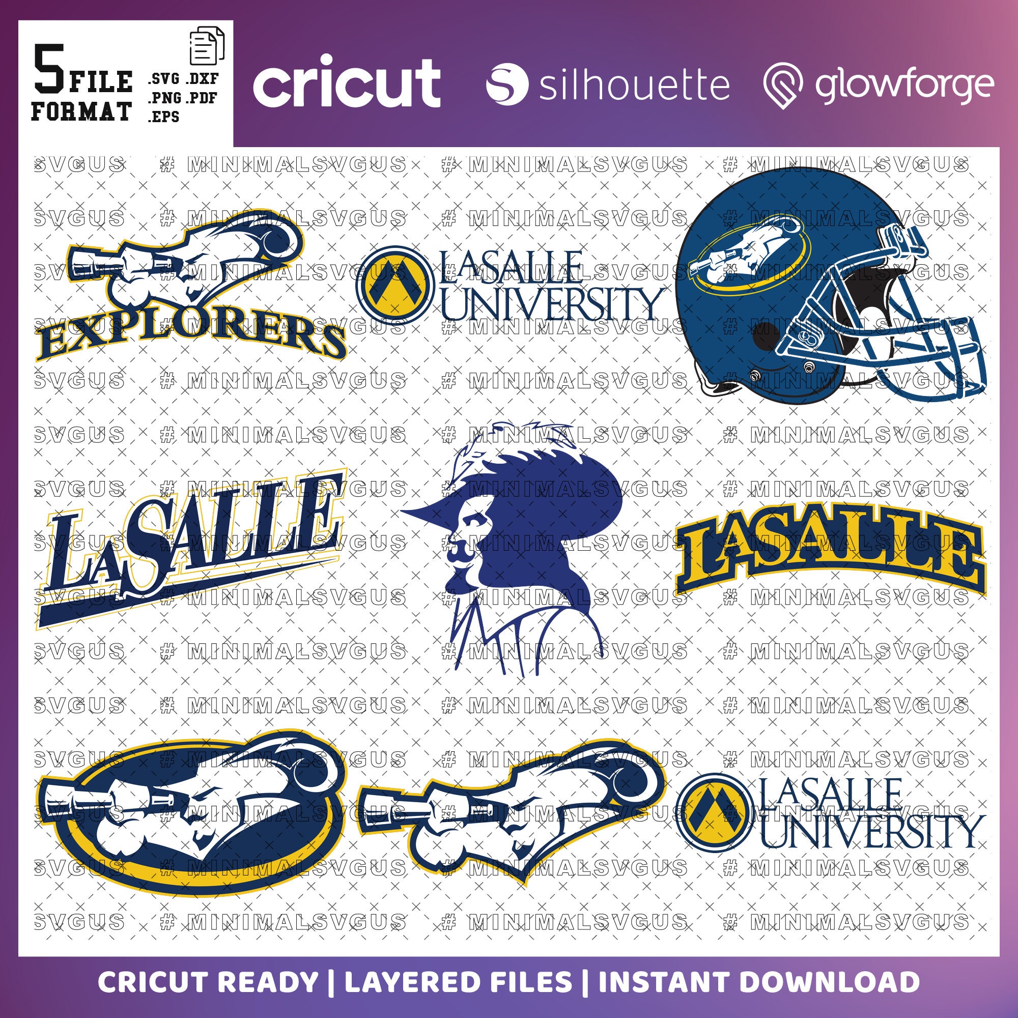 Custom Order 35 - Explorers SVG, La Salle University SVG, Athletics ...