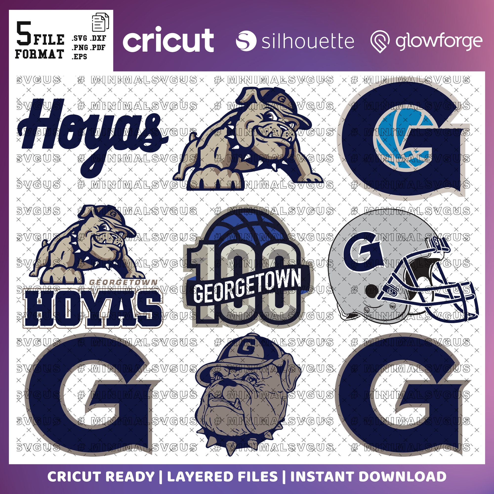 Custom Order 27 - Hoyas SVG, Football Team, Basketball, College Mascot ...