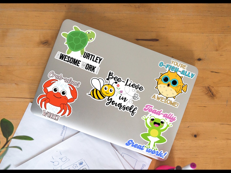 Student Teacher Appreciation Funny Pun Stickers-12ct Waterproof ...