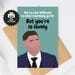 American Psycho Patrick Bateman Birthday Card | Funny Iconic 90s Movie ...