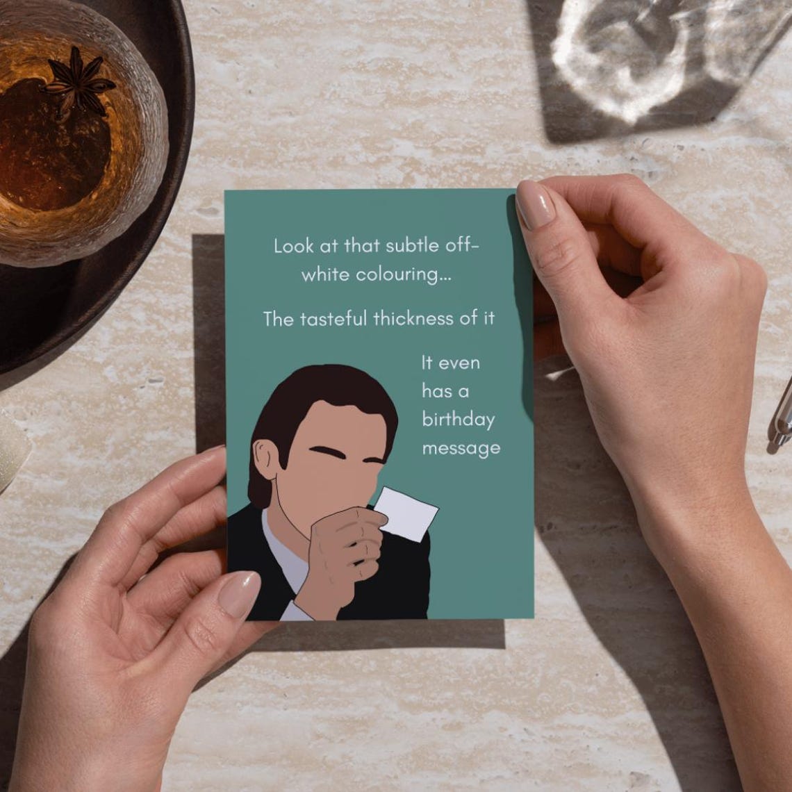 American Psycho Patrick Bateman Birthday Card | Funny Iconic 90s Movie ...