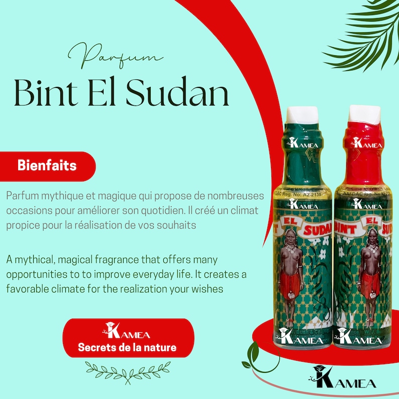 Bint El Sudan Red and Green Perfume - Set of 2 ORIGINAL - Spiritual ...