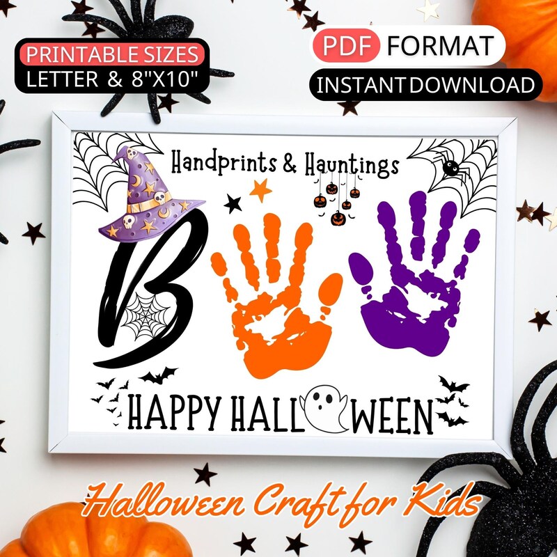 Halloween Craft Printable - Etsy