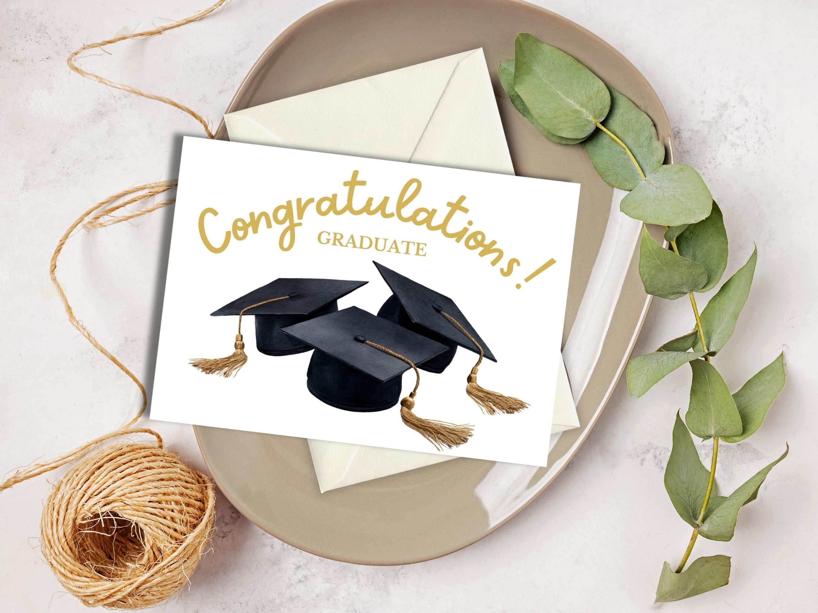 Congratulations Graduate Card Graduation for Her, Him High School ...