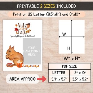 Fall Footprint Art Infant Craft Printable Preschool Activity Fall ...