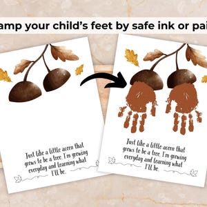 Fall Handprint Craft Preschool Activity Printable Fall Handprint Art ...