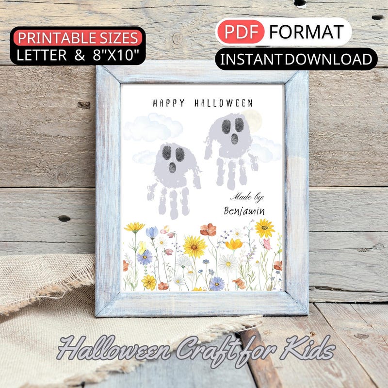 Baby Handprint Art - Etsy