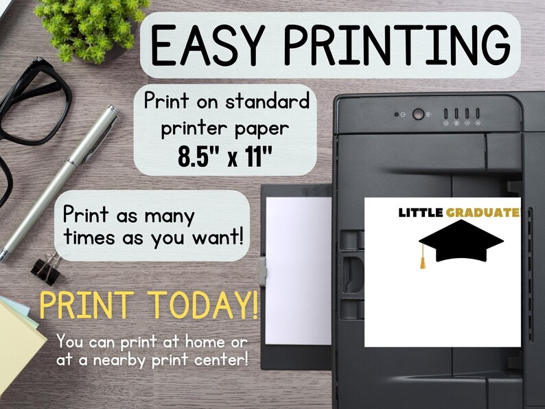 Little Graduates Preschool Graduation Handprint Art Kids Diys Craft ...