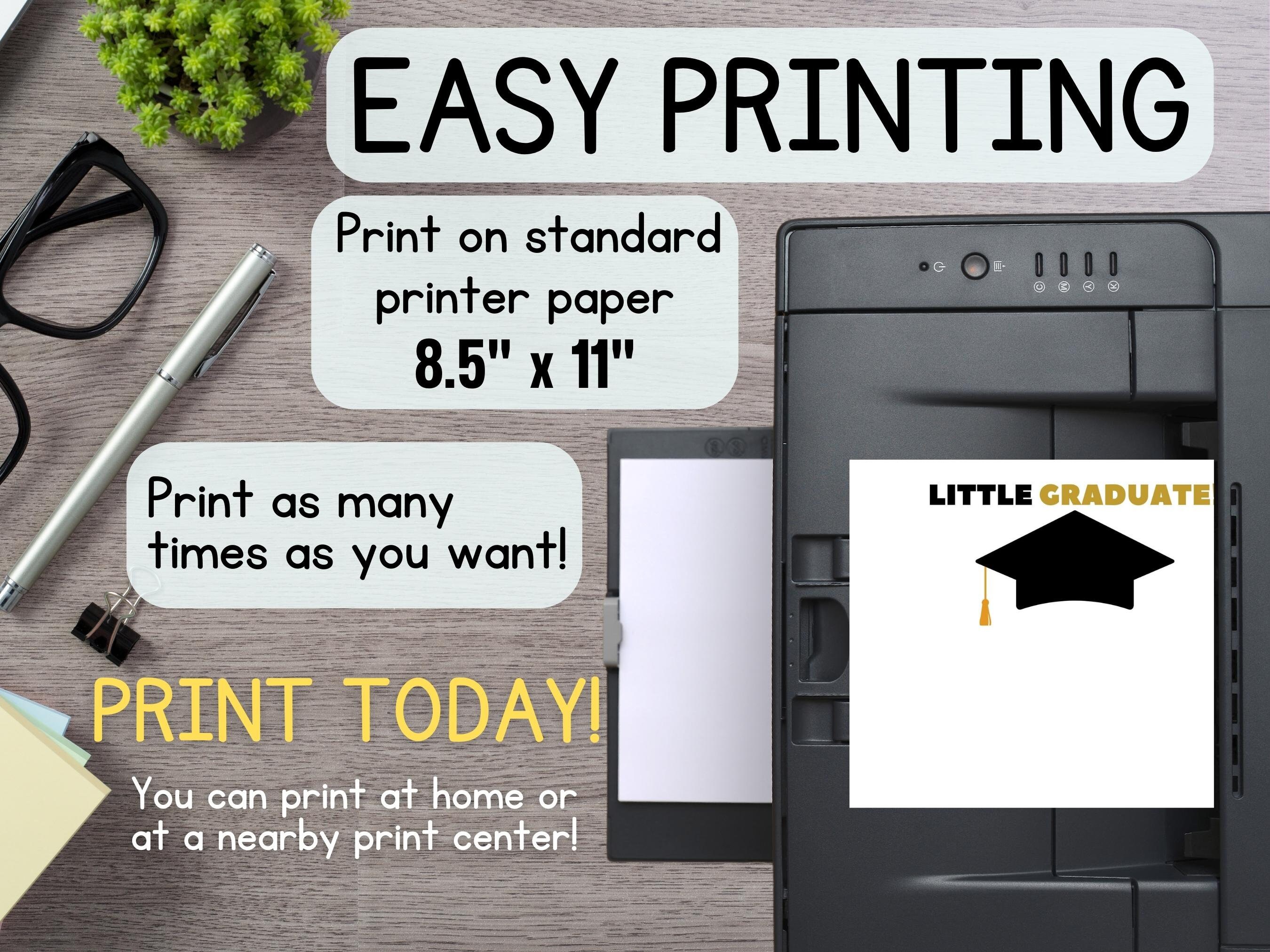 Little Graduates Preschool Graduation Handprint Art Kids Diys Craft ...