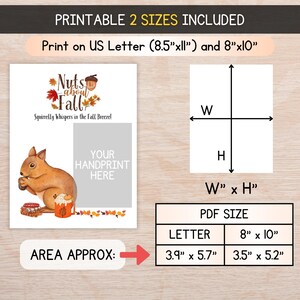 Fall Footprint Art Infant Craft Printable Preschool Activity Fall ...