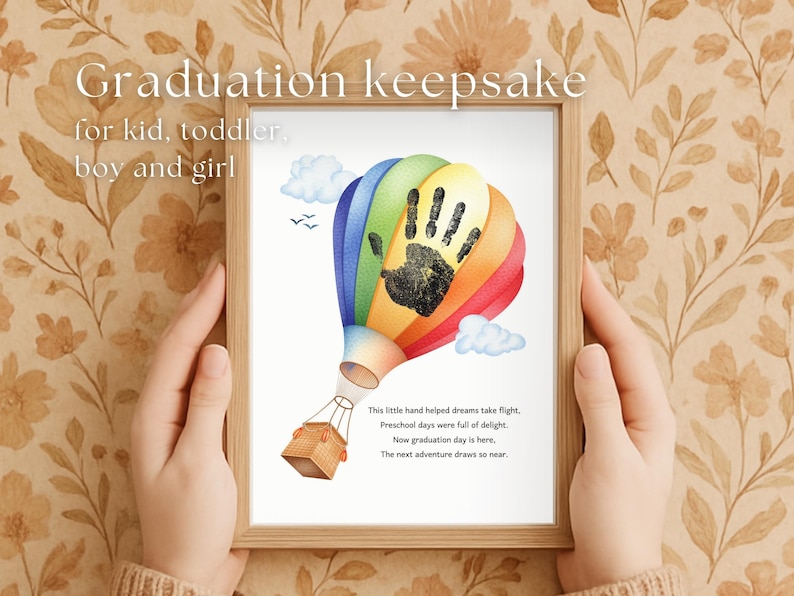 Preschool Graduation Handprint Craft Kid: Last Day of School Handprint ...