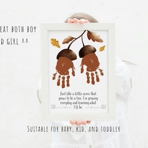 Fall Handprint Craft Preschool Activity Printable Fall Handprint Art ...