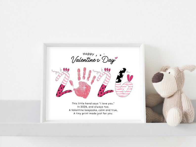 2026 Valentine Handprint Craft Kid: Valentines Day Handprint Art Poem ...