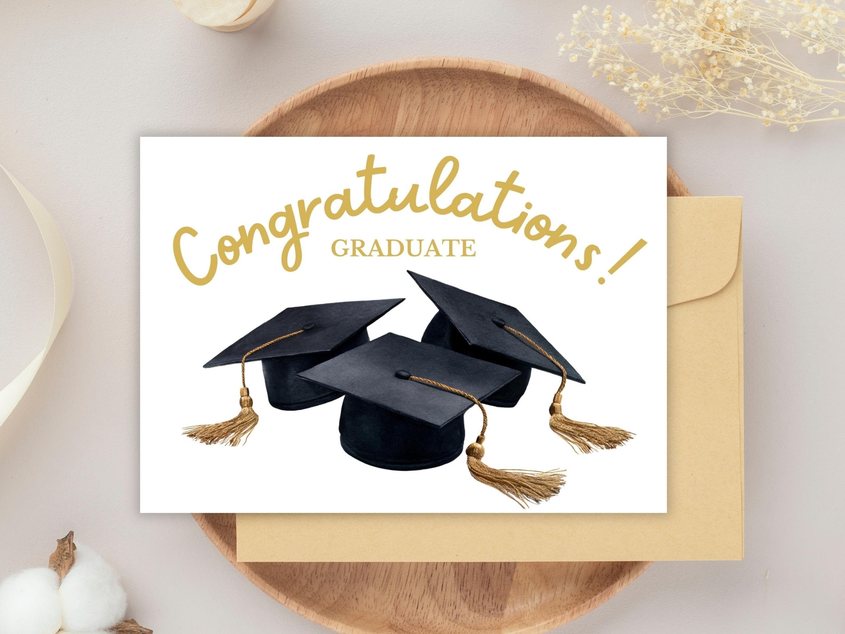 Congratulations Graduate Card Graduation for Her, Him High School ...