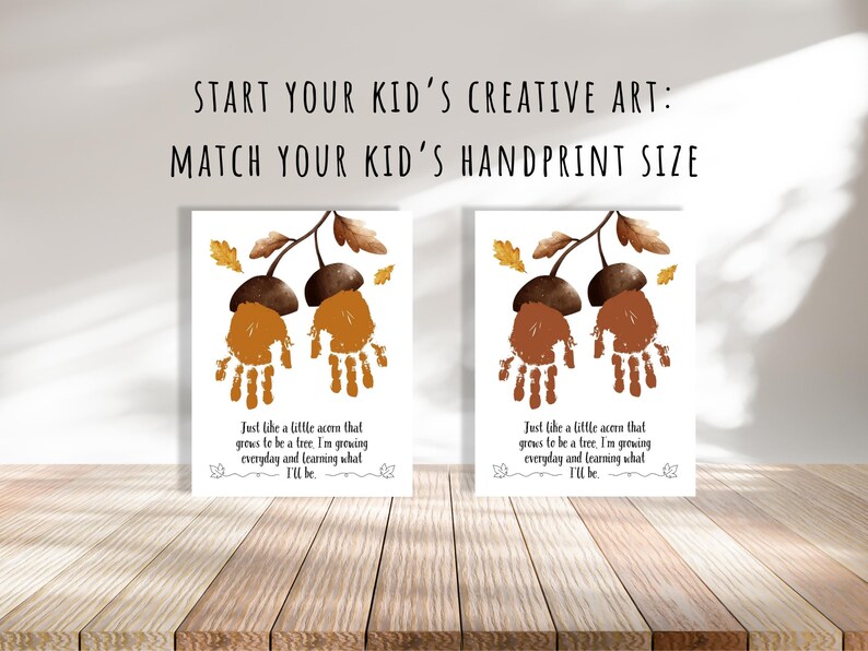 Fall Handprint Craft Preschool Activity Printable Fall Handprint Art ...