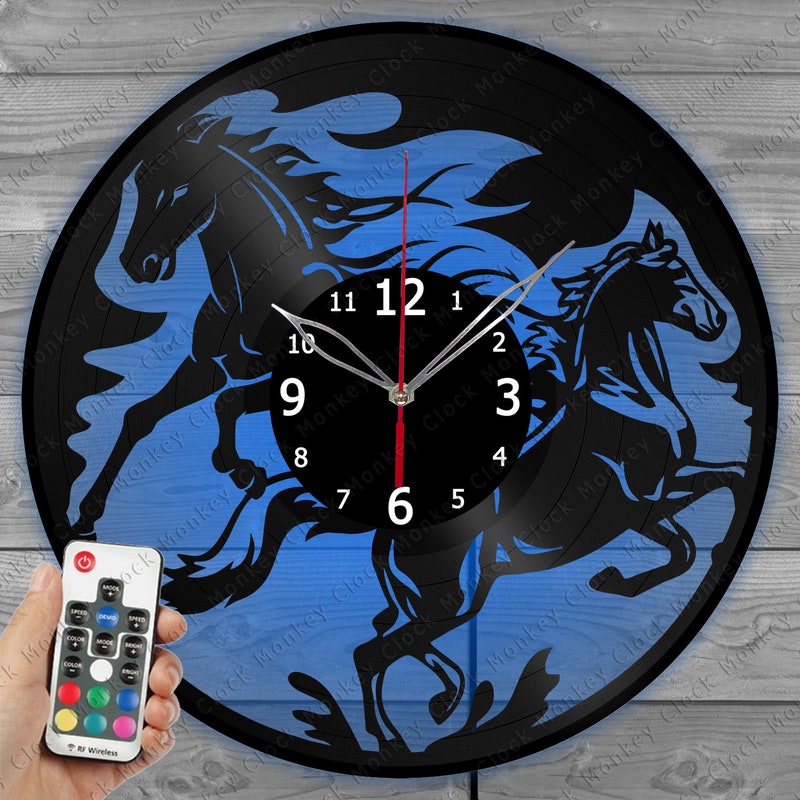 Horse Clock - Etsy