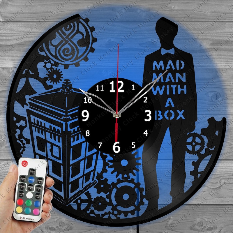 Doctor Who Clock - Etsy