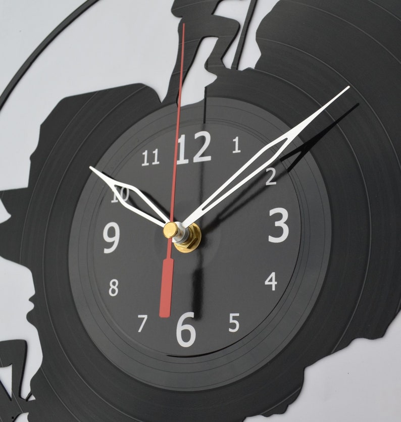 Butterfly Fairy Clock With LED Light Vinyl Clock Decor Wall Clock ...