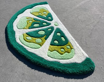 Handmade Custom Lemon Rug - Etsy