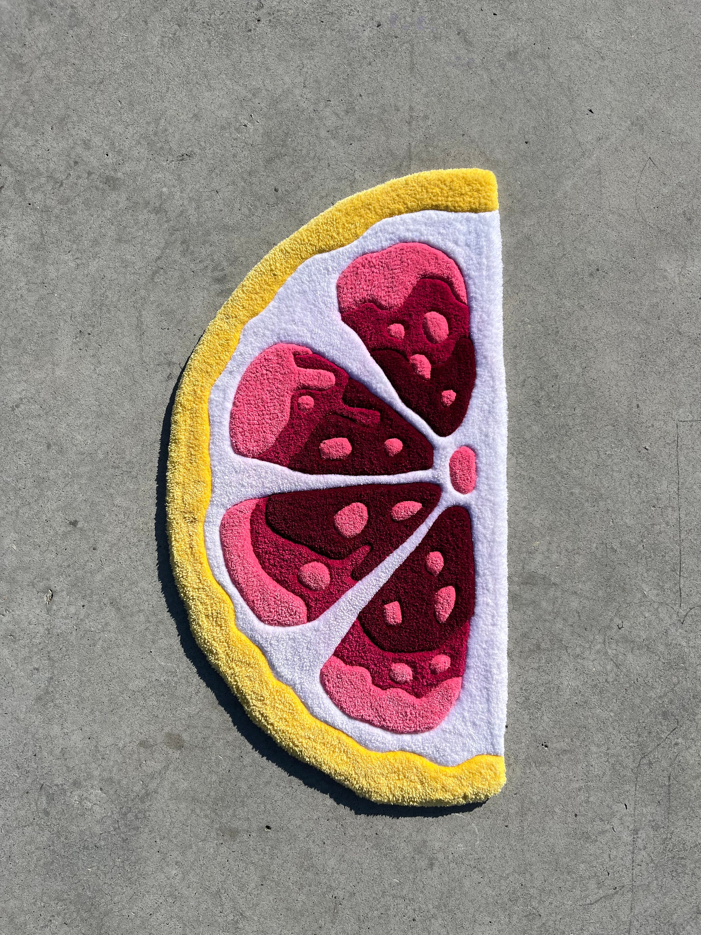 Handmade Custom Lemon Rug - Etsy