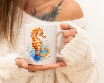 Australian Kelpie Mug Watercolor Pet Mug Ceramic Coffee Mug With Animal ...