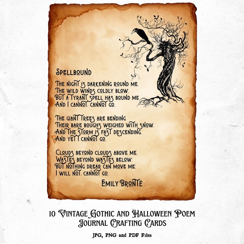 Gothic Poem - Etsy