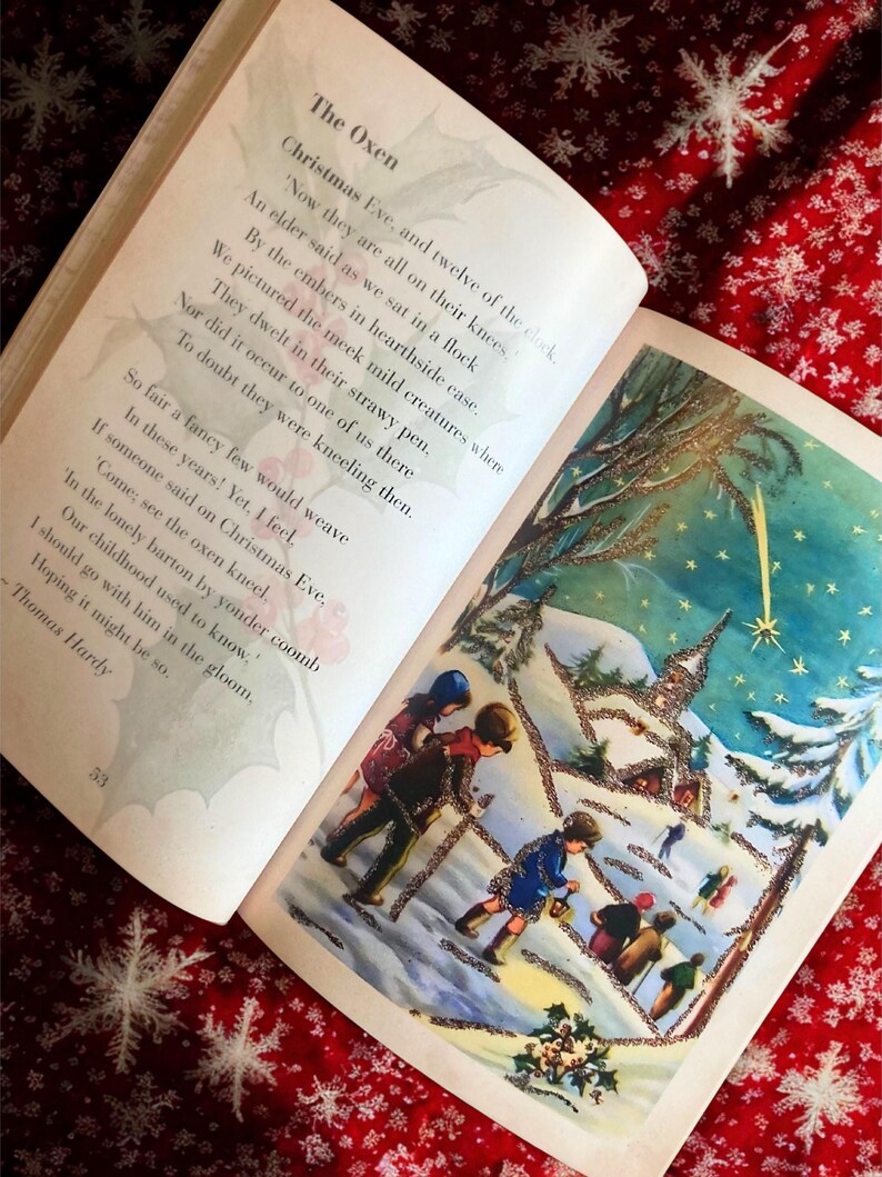 Hardback Christmas Book Gift | Softcover Option | Victorian Holiday ...