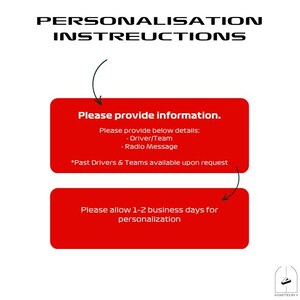 Personalized F1 Team Radio Message Card: Formula 1 Fan Gift (digital ...