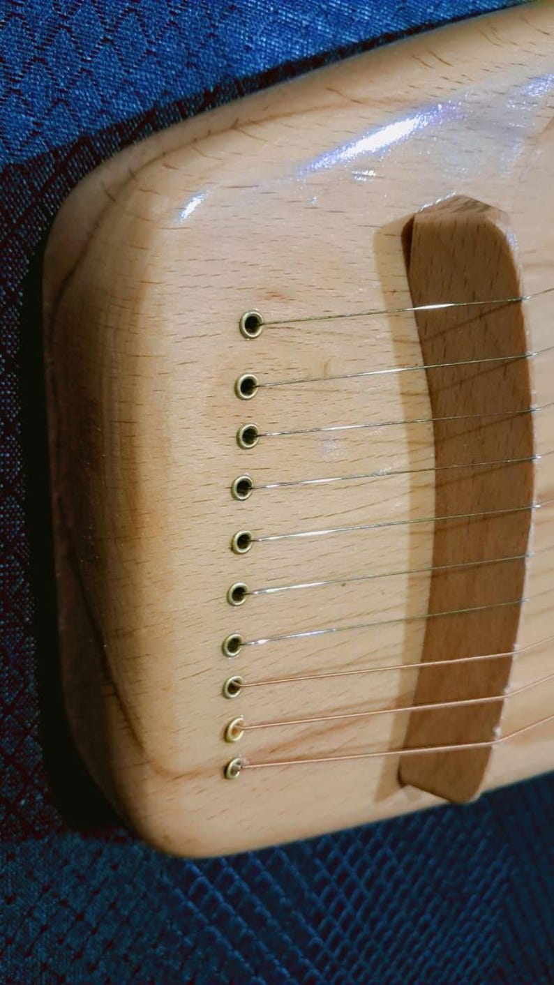 Lyre harp, Pentatonic 10 String Musical Instrument Handmade With Beech ...