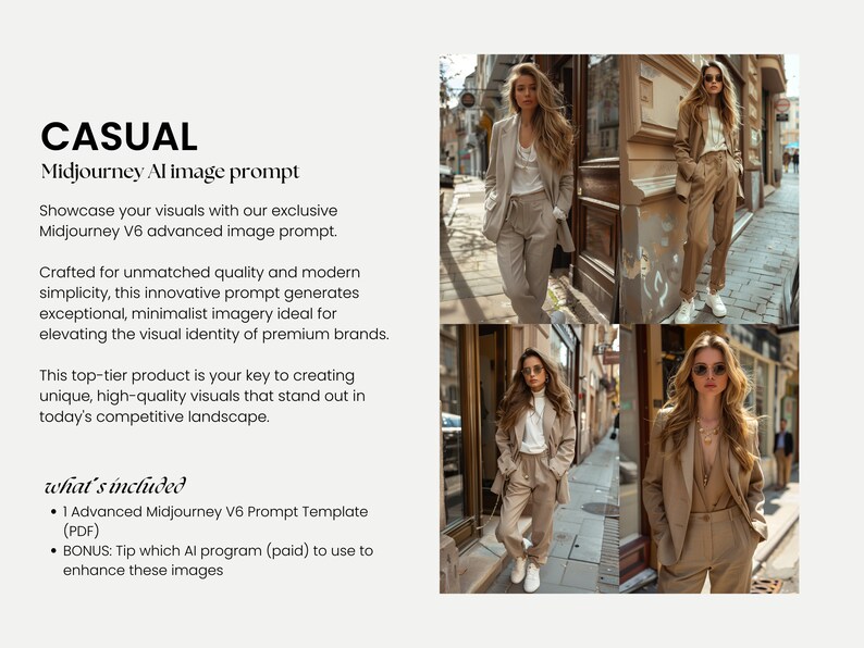 Woman Street Style Photography Prompt, Casual Outfit Fashion ...