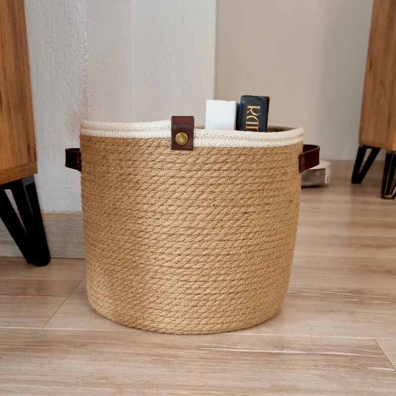 Jute Storage - Etsy