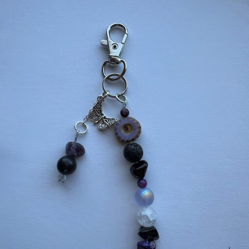 Crystal Keychain - Etsy