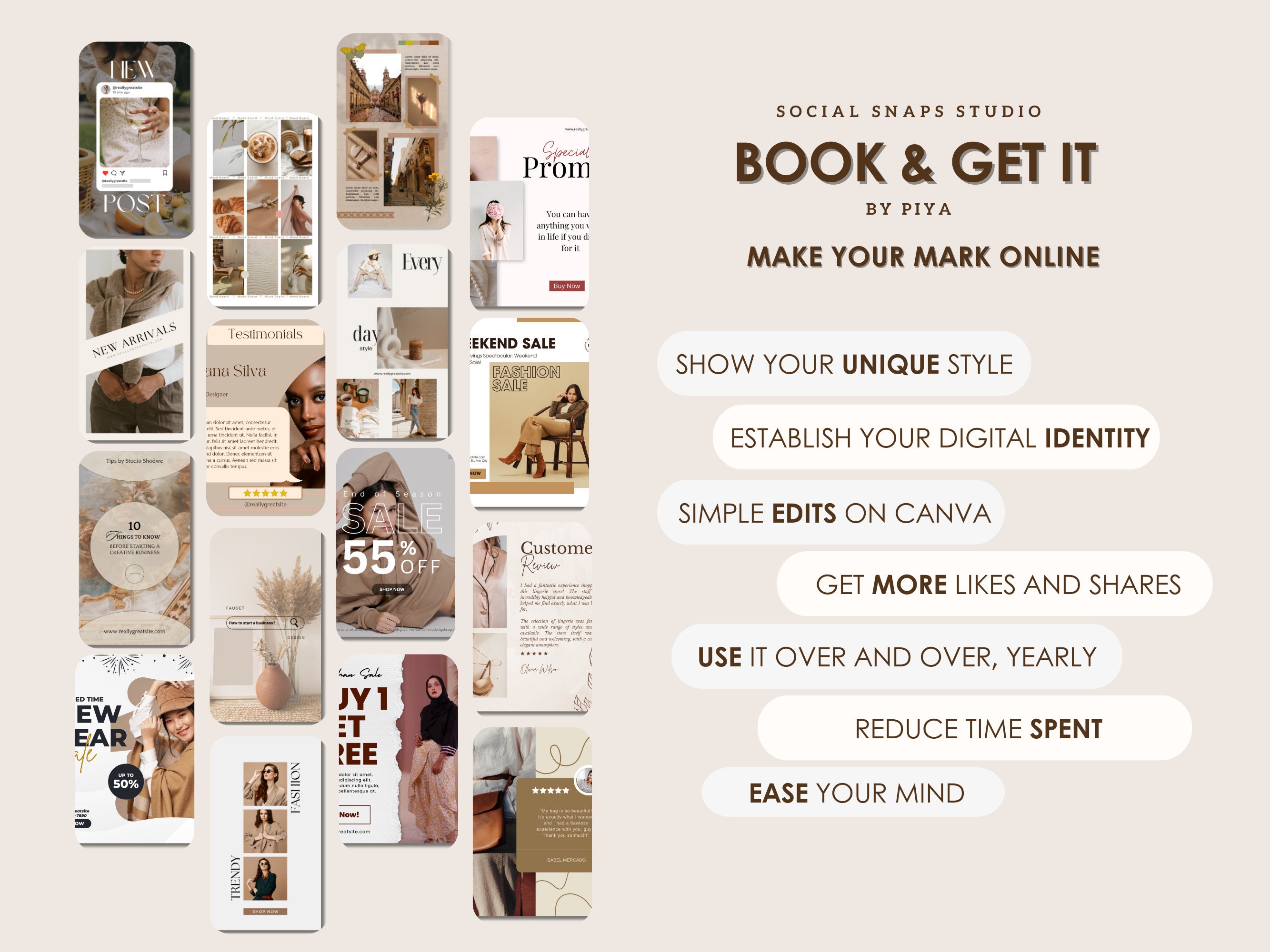 1000 Templates Instagram Bundle Reels, Posts, Stories, Carousels ...