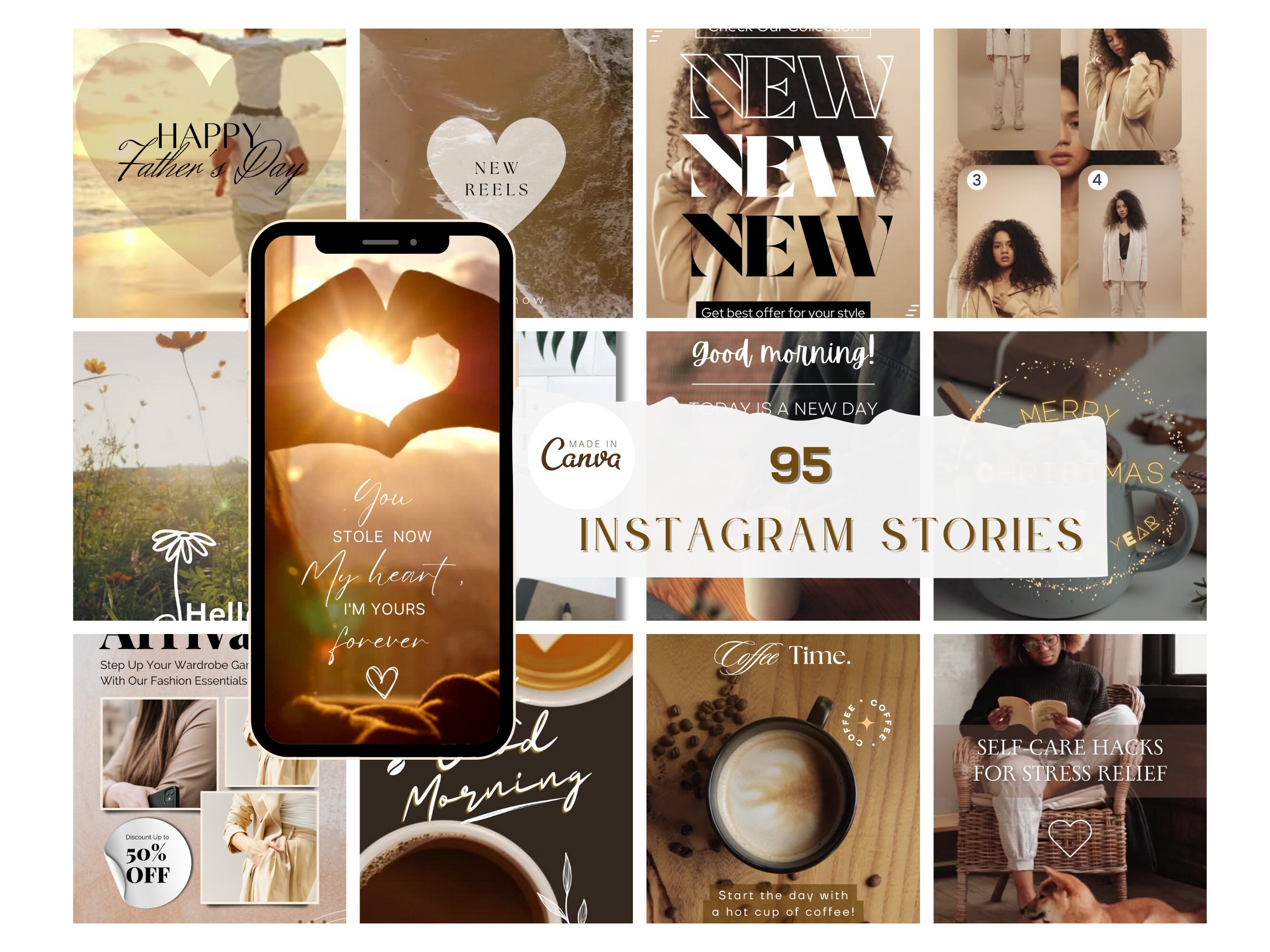 1000 Templates | Instagram Bundle | Reels, Posts, Stories, Carousels ...