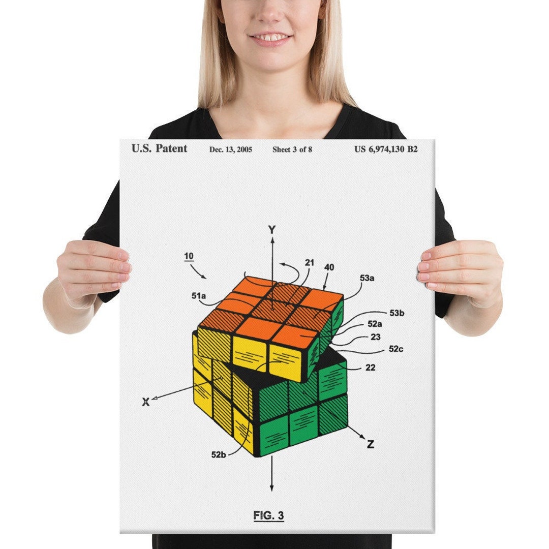 Wall Art Kids Room,rubik's Poster,interior Wall Decorations,rubik's ...
