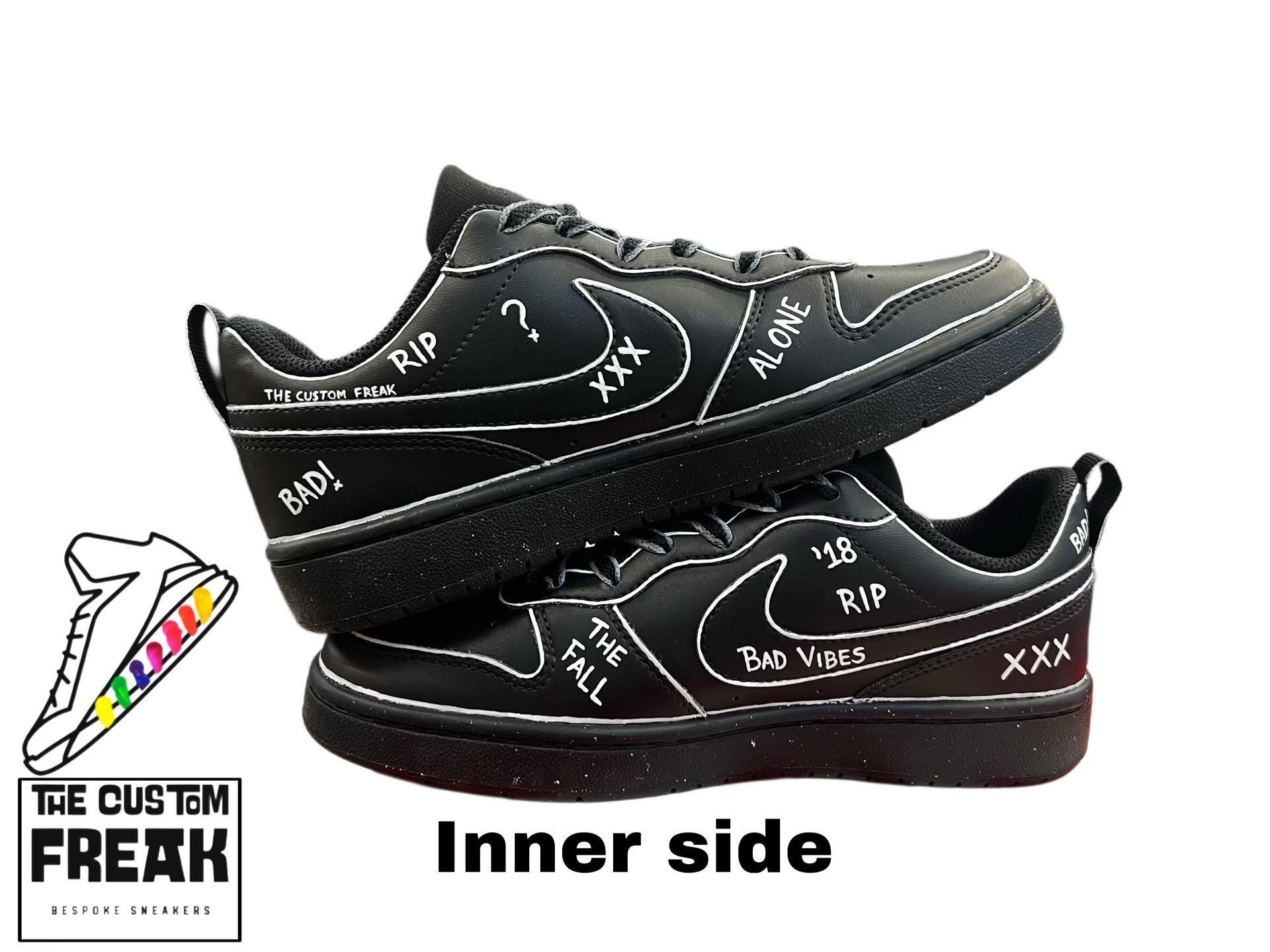 Xxxtentacion Custom Nike Sneakers/ Hand Painted Nike Sneakers ...