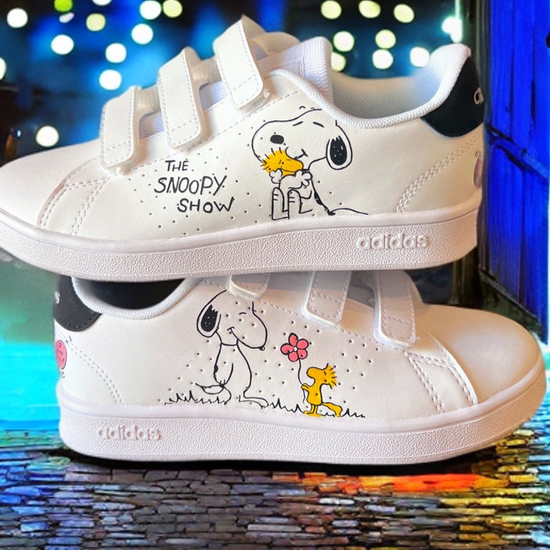 Snoopy Sneakers - Etsy