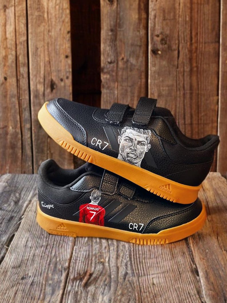 Cristiano Ronaldo CR7 Custom Sneakers: Hand-painted Shoes - Etsy