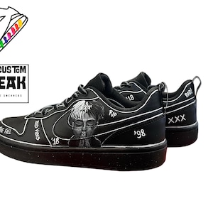 Xxxtentacion Custom Nike Sneakers/ Hand Painted Nike Sneakers ...