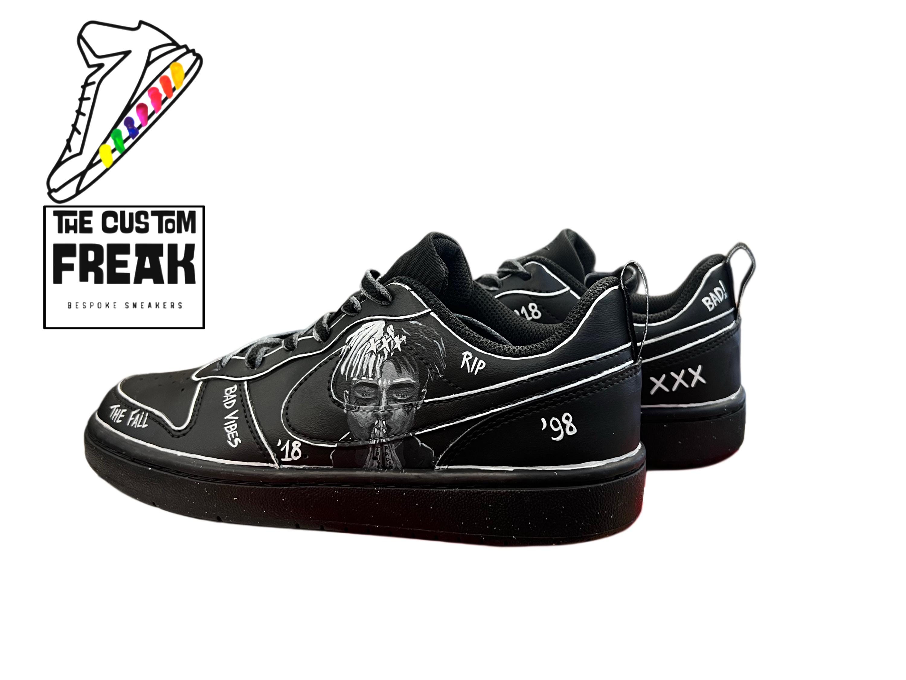 Xxxtentacion Custom Nike Sneakers/ Hand Painted Nike Sneakers ...