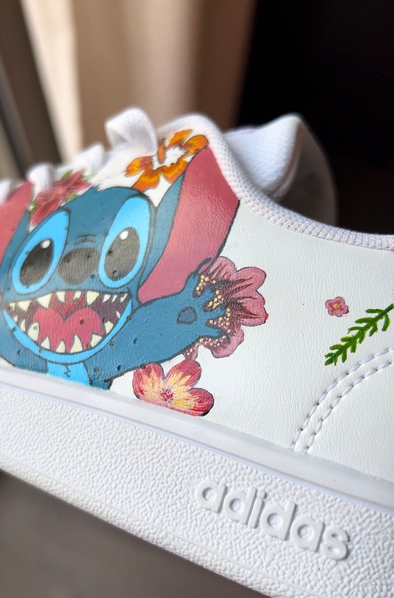 Lilo & Stitch Custom Sneakers Stitch Painted Sneakers Adult and Kid ...