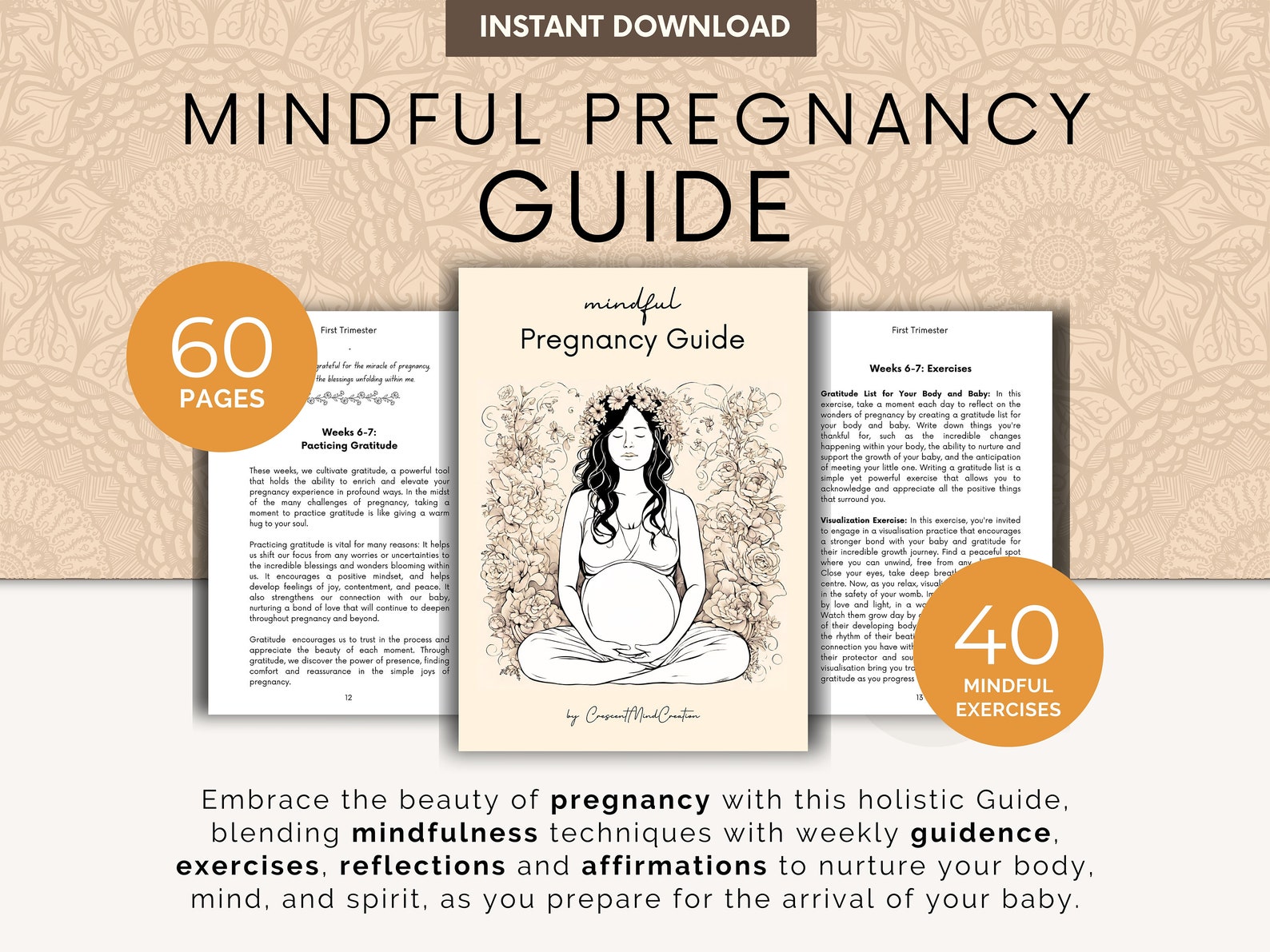 Mindful Pregnancy Guide | Healthy Pregnancy Tips & Reflections ...
