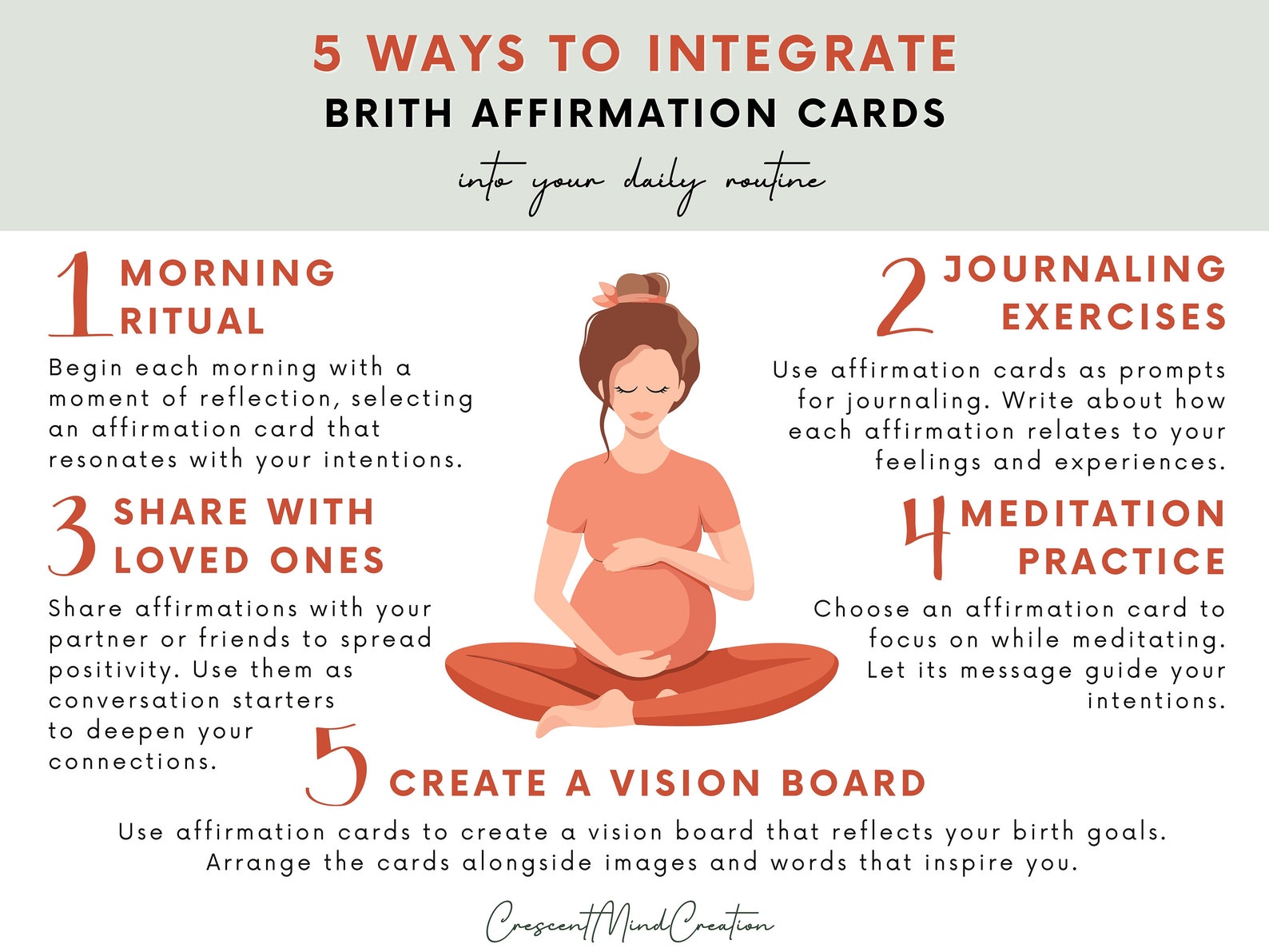 30 Birth Affirmation Cards | Printable Positive Birth Affirmations ...