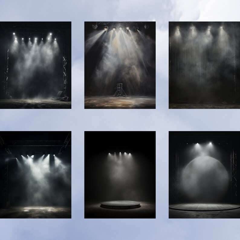 20 Spotlight Studio Digital Photography Backdrops, Stadium Light ...