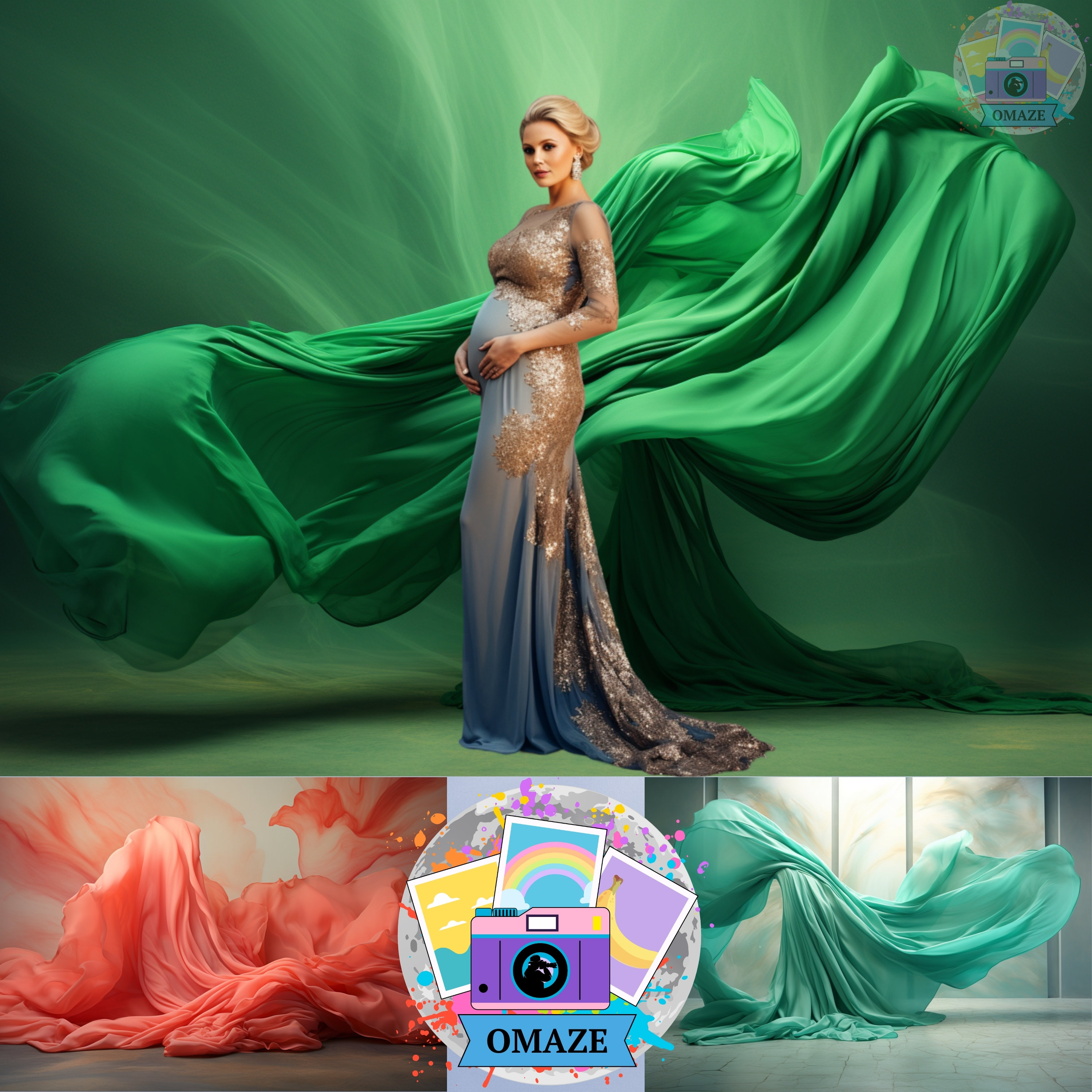 40 Flowing Fabric Maternity Digital Backdrop Overlays Maternity Digital ...