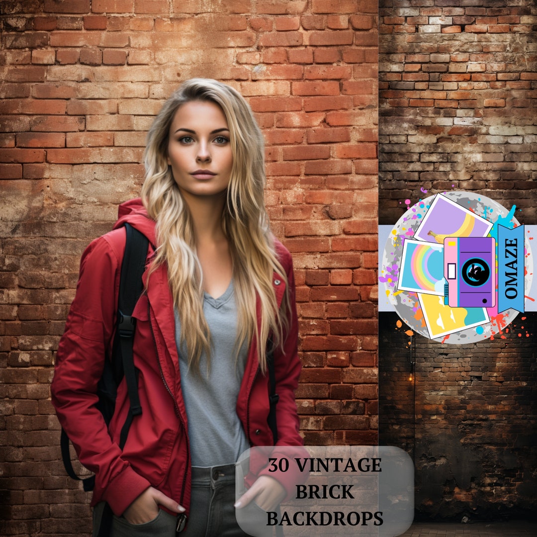 30 Old Brick Wall Backdrops,vintage Brick Grungetexture Backdrop ...