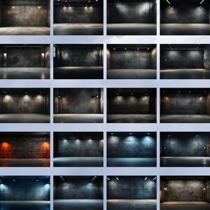 120 Dark Studio Maternity Digital Backdrops Dark Showroom Spotlight ...