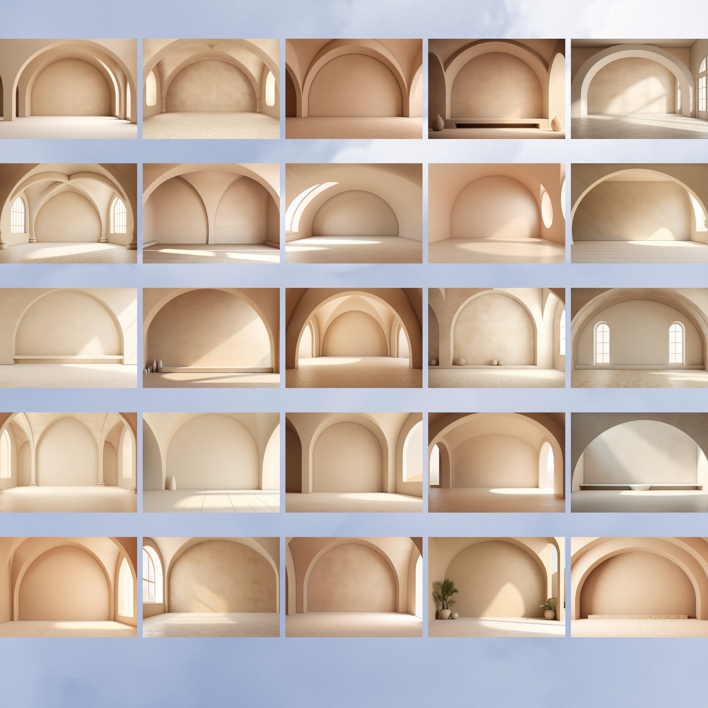 50 Minimal Arches Bundle Digital Backdrops, Arch Background, Maternity ...