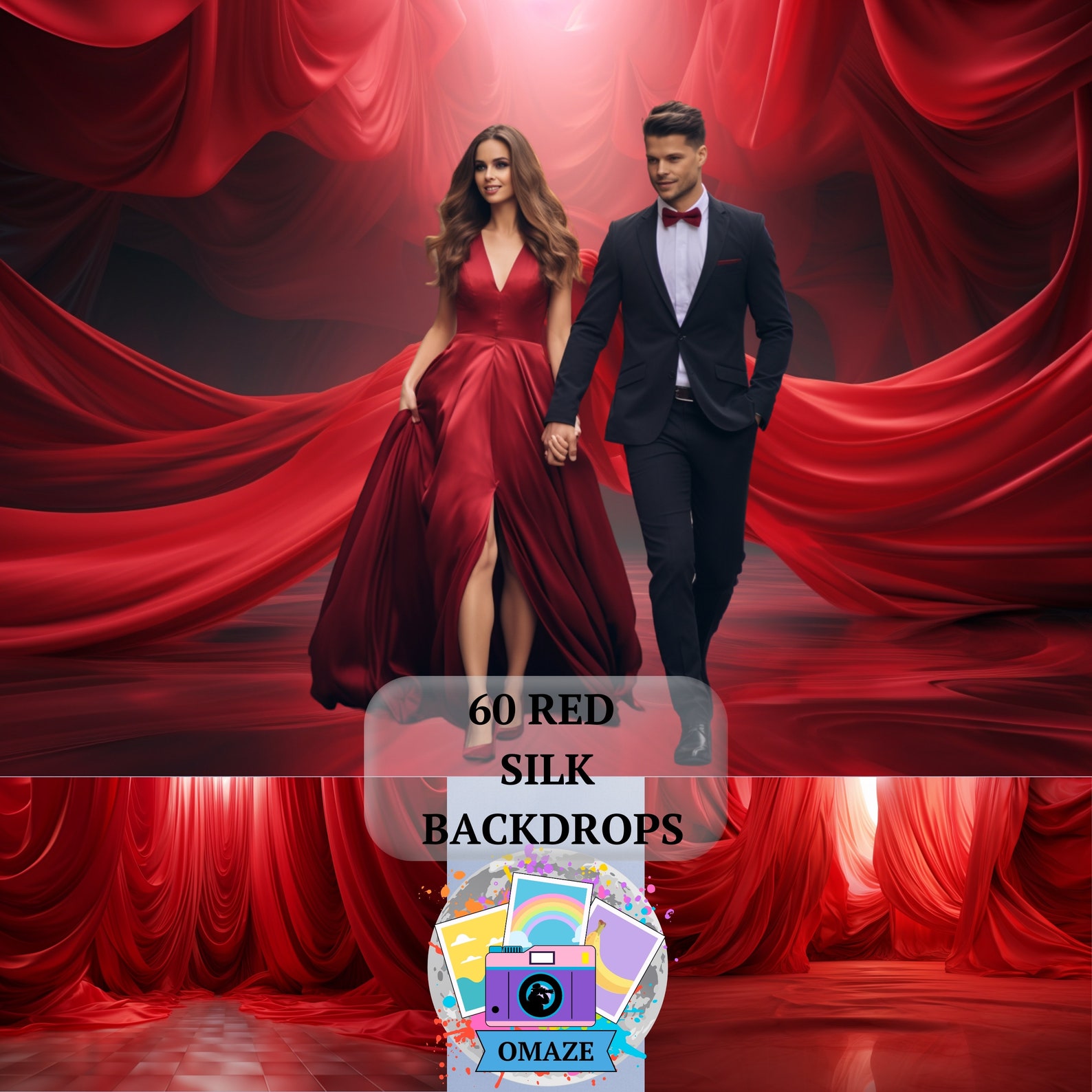 100 Flowing Silk Backdrop Flowy Fabric, Silk Digital Backdrops for ...